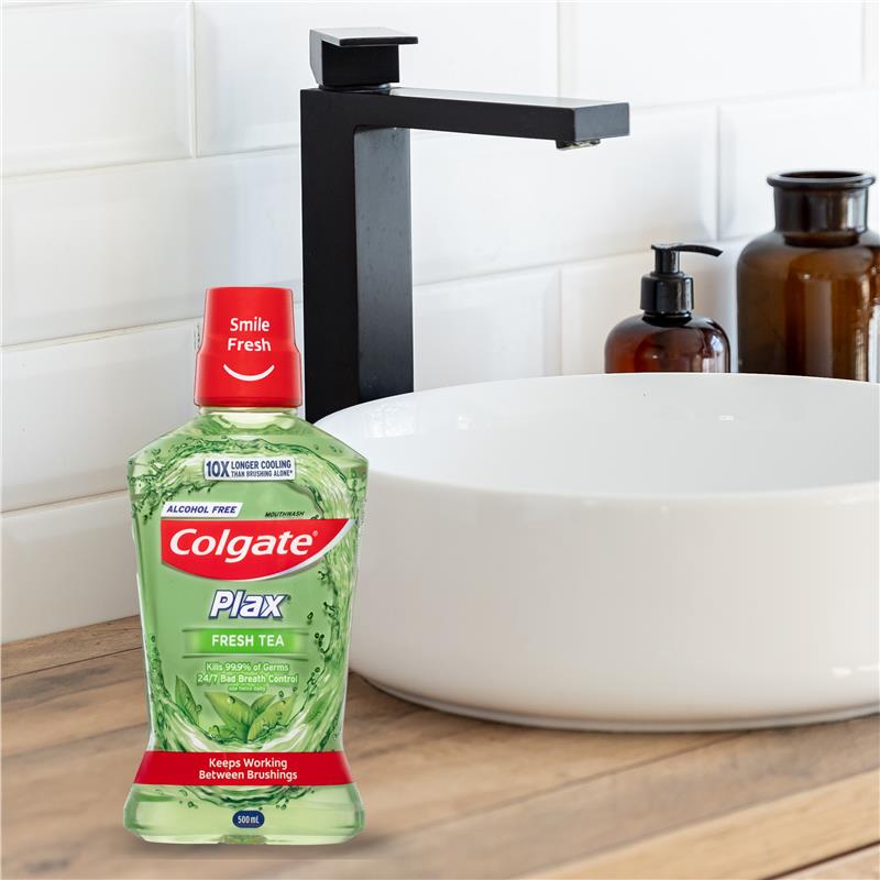 Buy Colgate Mouthwash Plax Fresh Tea 500ml Online at Chemist Warehouse®