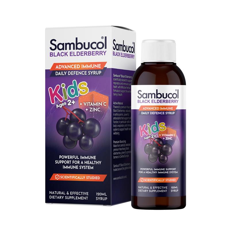 Buy Sambucol Kids Advanced Immune Liquid 120ml Online at Chemist Warehouse®