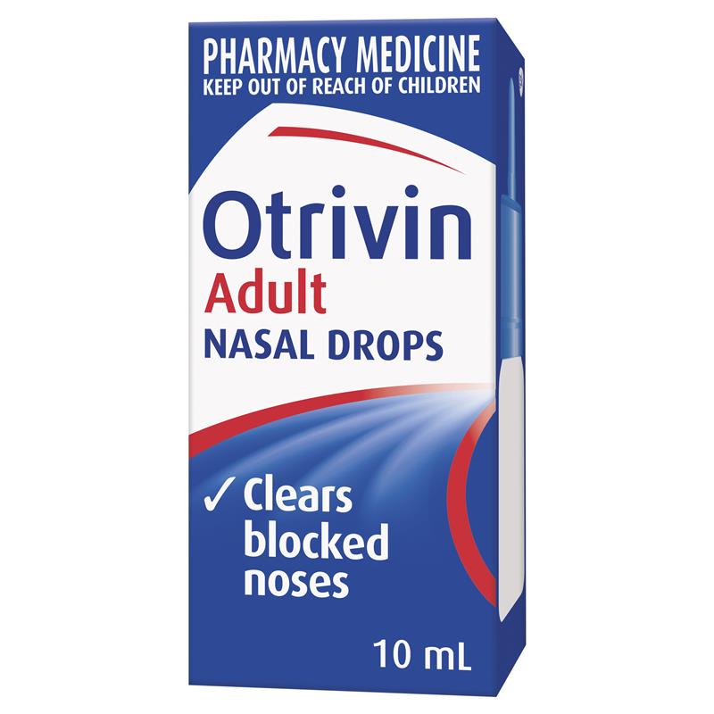 Buy Otrivin Adult Nasal Drops 10ml Online at Chemist Warehouse®