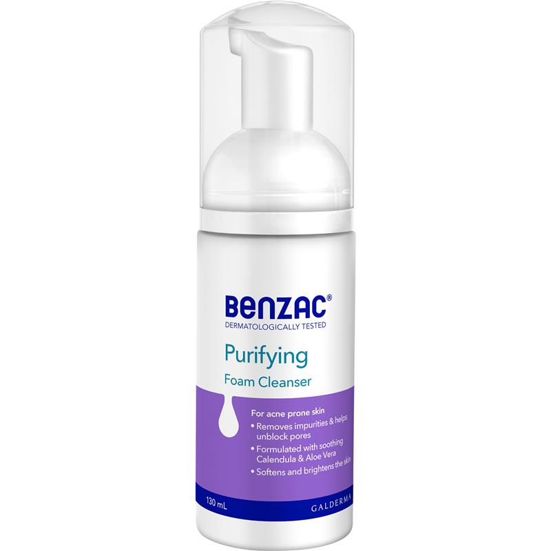 Buy Benzac Daily Facial Foam Cleanser 130ml Online at Chemist Warehouse®