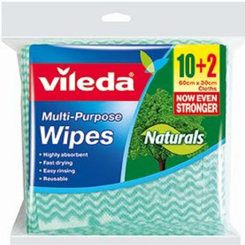 Buy Vileda Naturals Wipes Multi Purpose10 Pack Online at Chemist Warehouse®