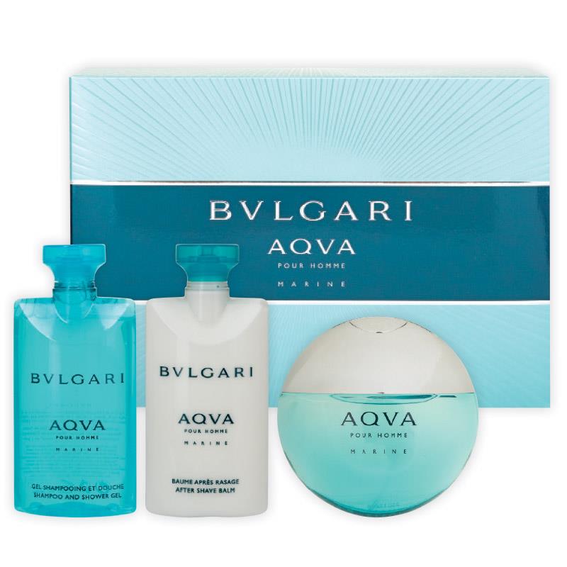 Buy Bvlgari Aqva Marine Pour Homme Eau De Toilette 100ml 3 Piece Set Online At Chemist Warehouse®