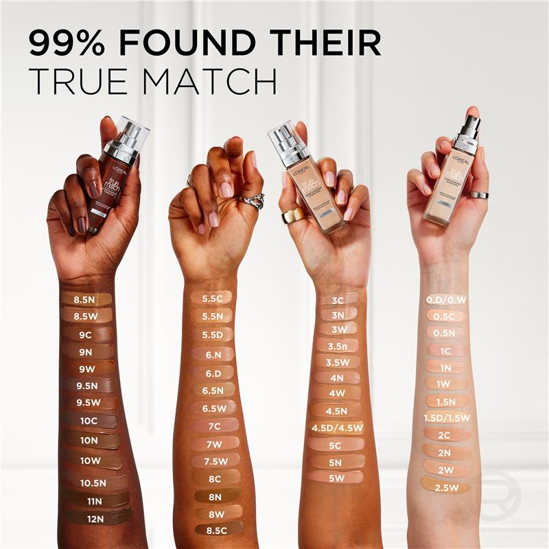 Buy Loreal True Match Foundation 1W Golden Ivory 30ml Online at Chemist ...