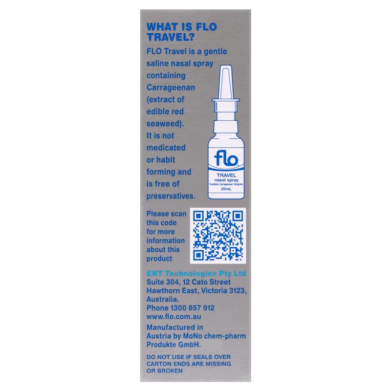 Buy FLO Travel Nasal Spray 20ml Online at Chemist Warehouse®