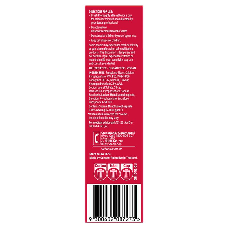 Buy Colgate Toothpaste Optic White Expert High Impact 85g Online at ...