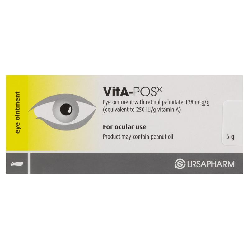 Buy VitA-POS Eye Ointment 5g Online at Chemist Warehouse®