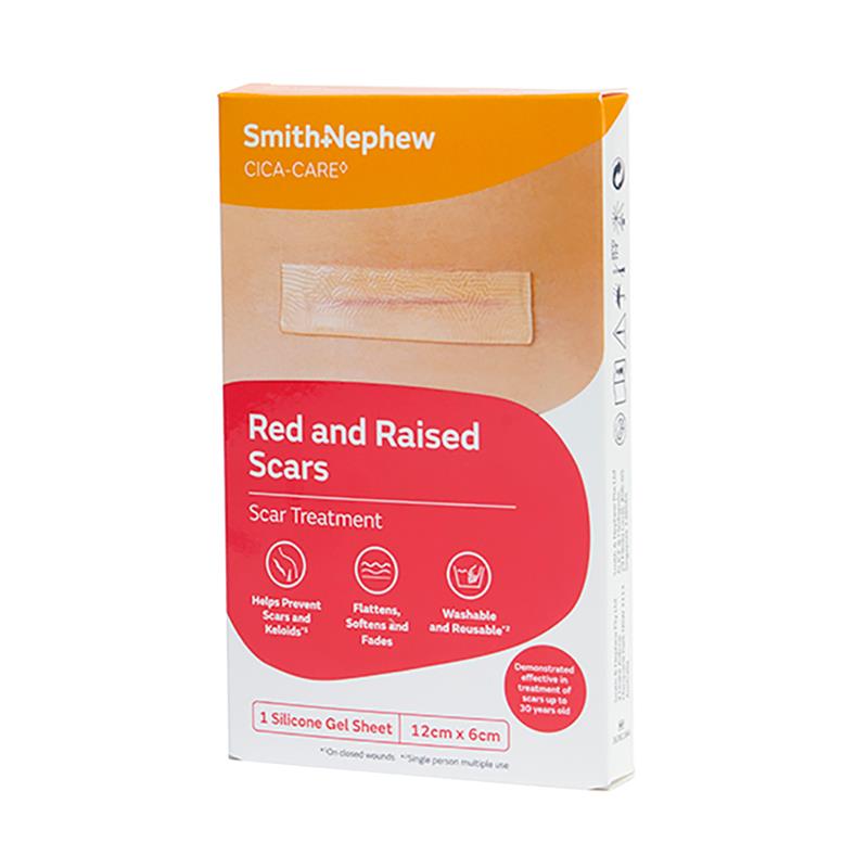 Buy Cica Care Silicone Scar Sheet 12cm x 6cm Online at Chemist Warehouse®