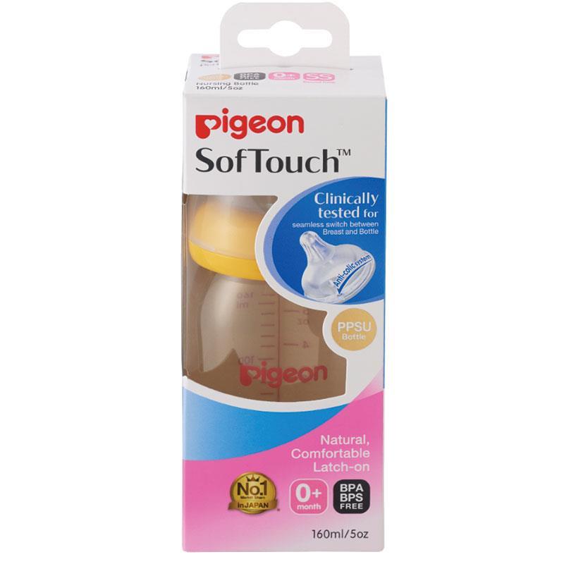 Buy Pigeon SofTouch Peristaltic Plus PPSU Bottle 160ml Online at Chemist Warehouse®