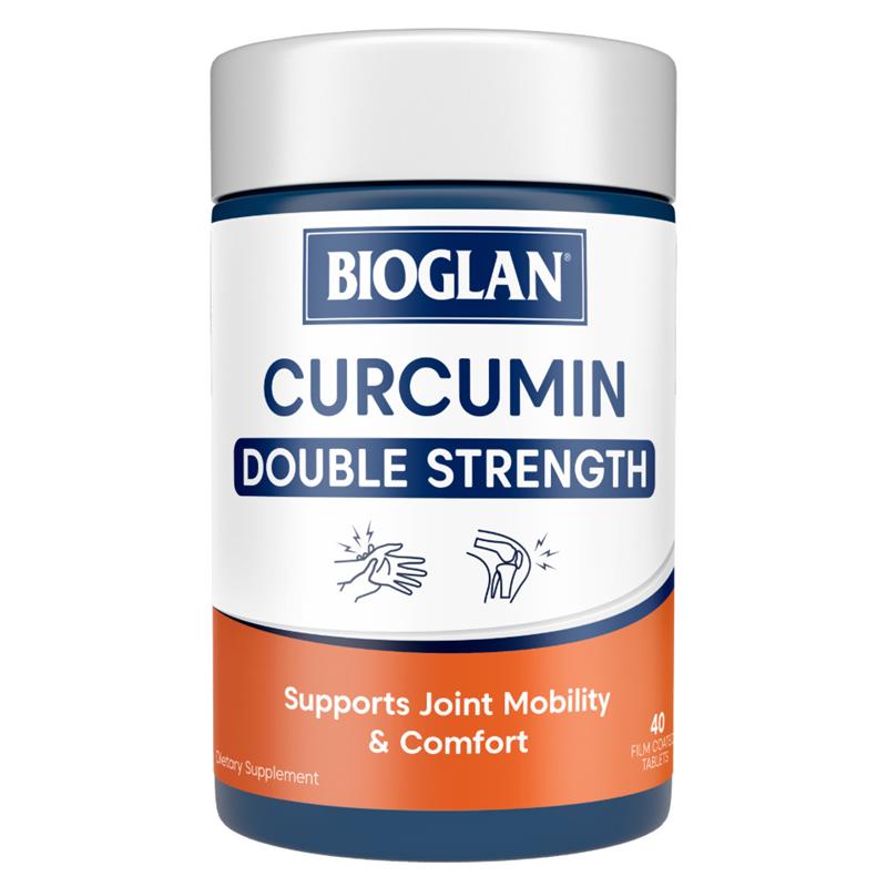 Buy Bioglan Curcumin Double Strength 1,200mg 40 Tablets Online at ...