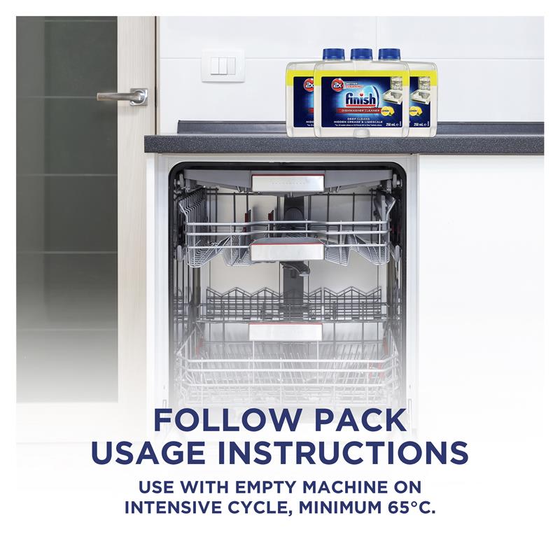 Buy Finish Dishwasher Deep Cleaner Lemon 250ml Online at Chemist Warehouse®