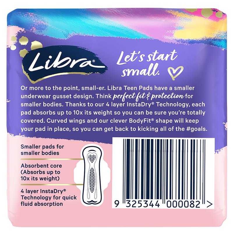 Buy Libra Pads Girl Regular Wings 12 Pack Online at Chemist Warehouse®