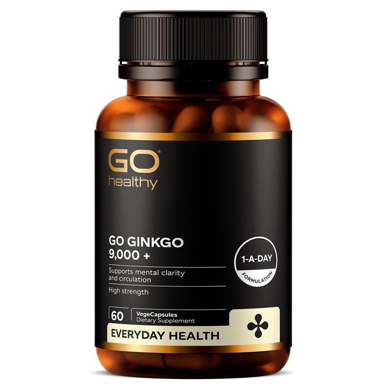 Buy GO Healthy Ginkgo 9,000+ 60 VegeCapsules Online at Chemist Warehouse®