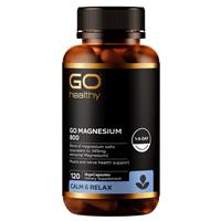 Buy GO Healthy Magnesium 800 120 VegeCapsules Online at Chemist Warehouse®