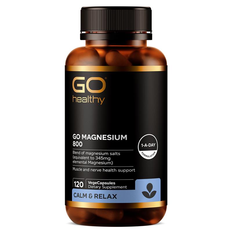 Buy GO Healthy Magnesium 800 120 VegeCapsules Online at Chemist Warehouse®