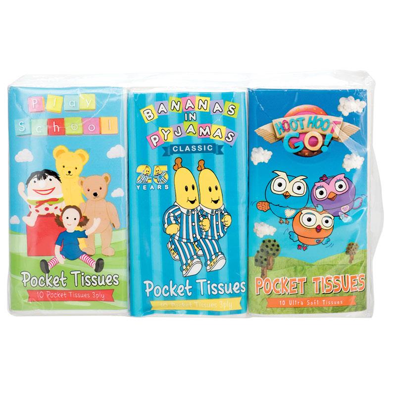Buy ABC Kids Assorted Pocket Tissues 6 Pack Online at Chemist Warehouse®