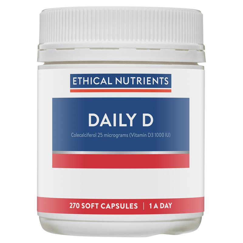 Buy Ethical Nutrients Daily D 270 Capsules Online at Chemist Warehouse®