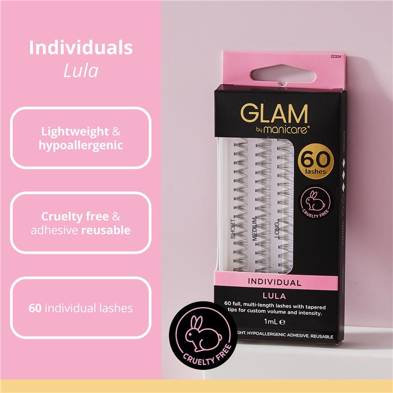 Buy Glam By Manicare Eyelashes Individual Lash Lula 22324 Online at ...