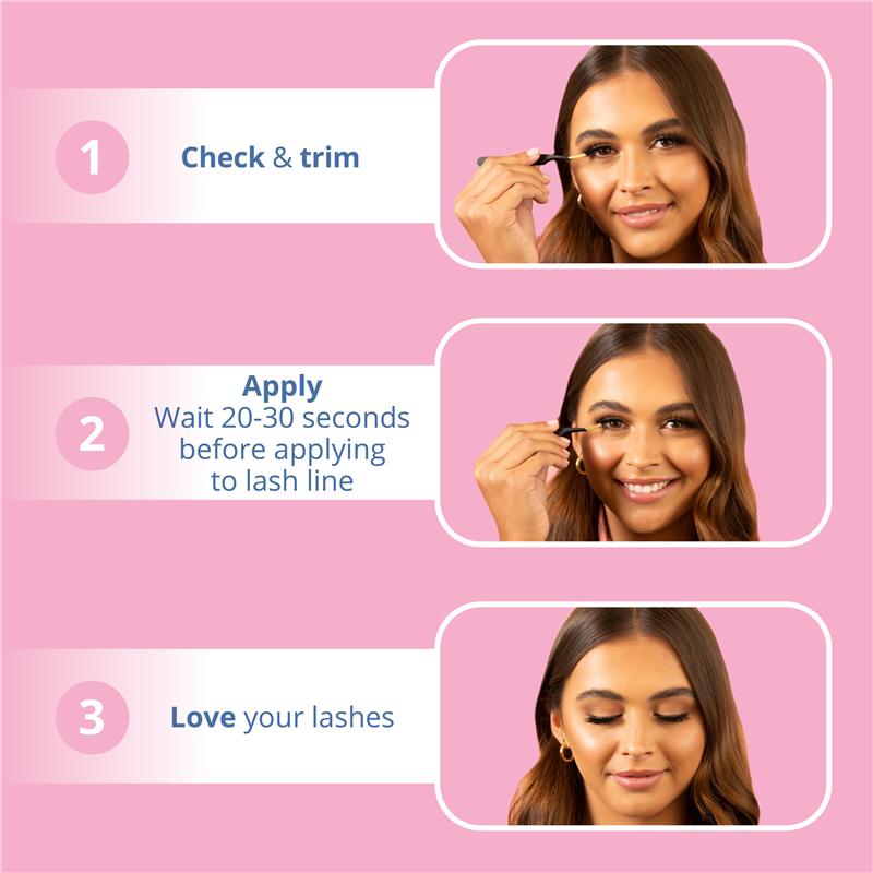 Buy Glam By Manicare Eyelashes Individual Lash Lula 22324 Online at ...