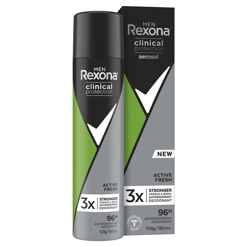 Buy Rexona for Men Clinical Protection Antiperspirant Active Fresh ...
