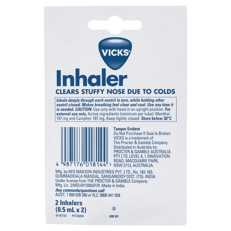 Buy Vicks Inhaler Twin Pack Online at Chemist Warehouse®