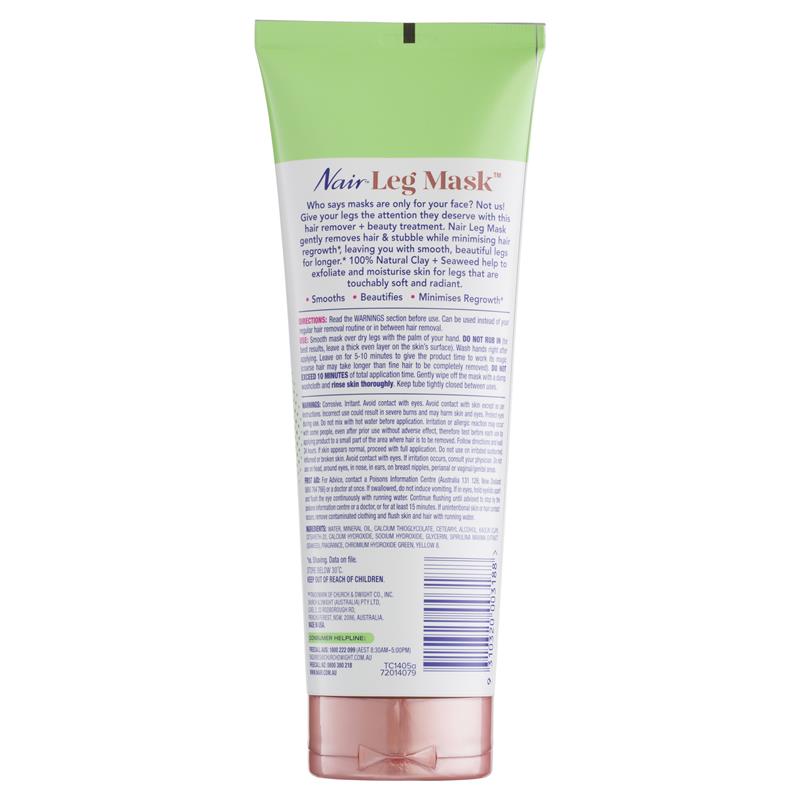 Buy Nair Leg Mask Hair Removal + Beauty Treatment 227g Online at ...