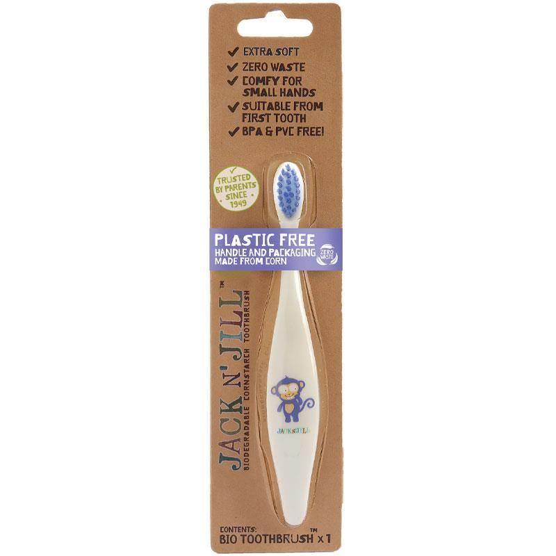 Buy Jack N' Jill Toothbrush Biodegradable Monkey 1 Pack Online at ...