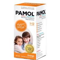 Buy Pamol Suspension All Ages Colour Free Orange 100ml Online at ...
