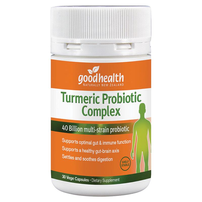 Buy Good Health Turmeric Probiotic Complex 30 Capsules Online at ...