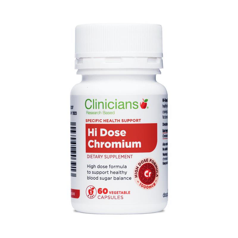 Buy Clinicians High Dose Chromium 60 Capsules Online at Chemist Warehouse®