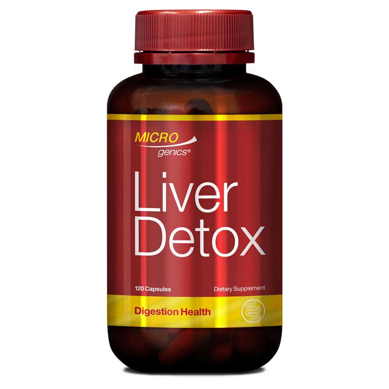 Buy Microgenics Liver Detox 120 Capsules (New Zealand Formula) Online ...