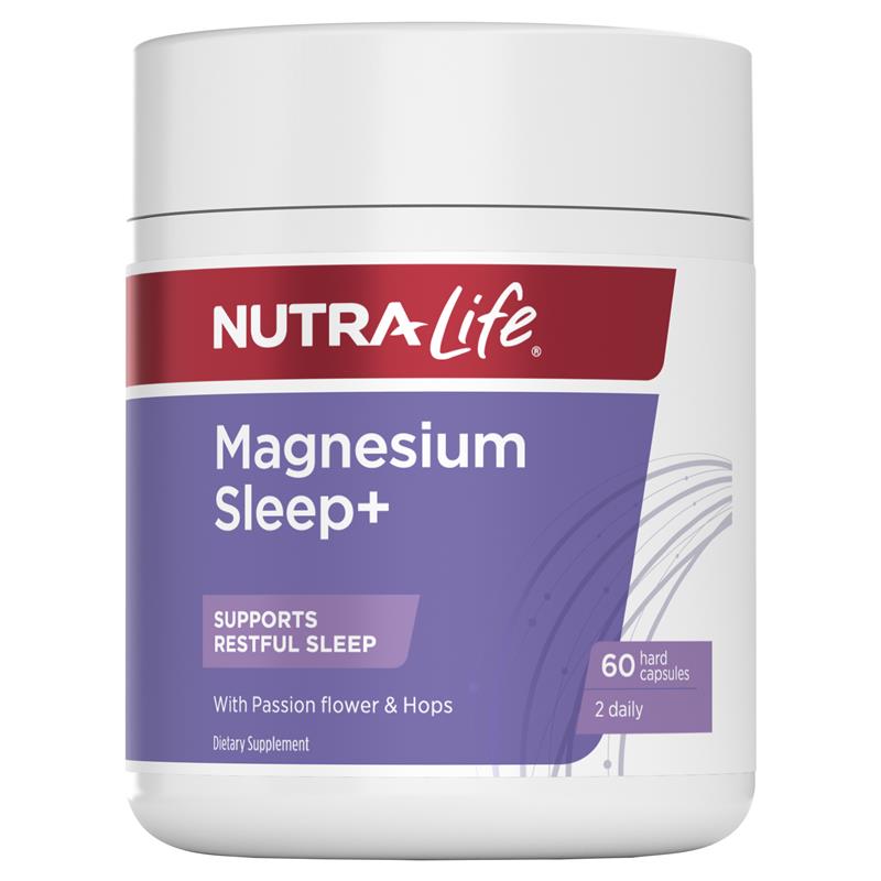 Buy NutraLife Magnesium Sleep+ 60 Capsules Online at Chemist Warehouse®