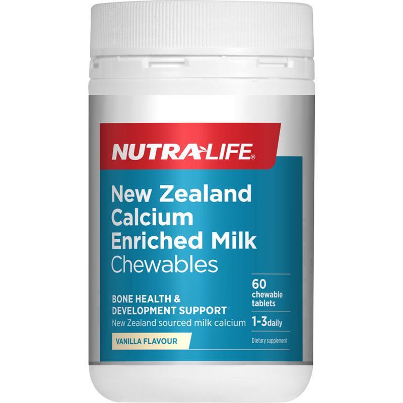 Buy Nutra-Life NZ Calcium Enriched Milk Chews 60 Tablets Online at ...