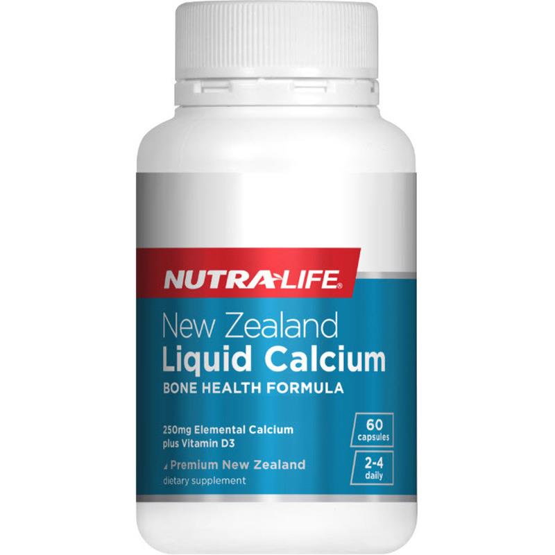 Buy NutraLife NZ Liquid Calcium with StimuCal Plus Vit D3 60 Capsules ...