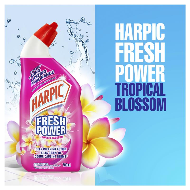 Buy Harpic Fresh Power Toilet Cleaner 700ml Online at Chemist Warehouse®