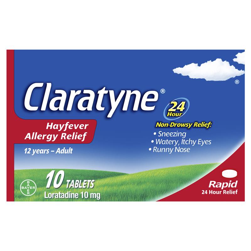 Buy Claratyne 10mg 10 Tablets Online at Chemist Warehouse®