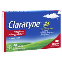 Buy Claratyne 10mg 10 Tablets Online at Chemist Warehouse®