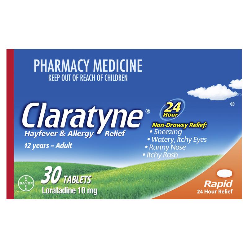 Buy Claratyne 10mg 30 Tablets Online at Chemist Warehouse®
