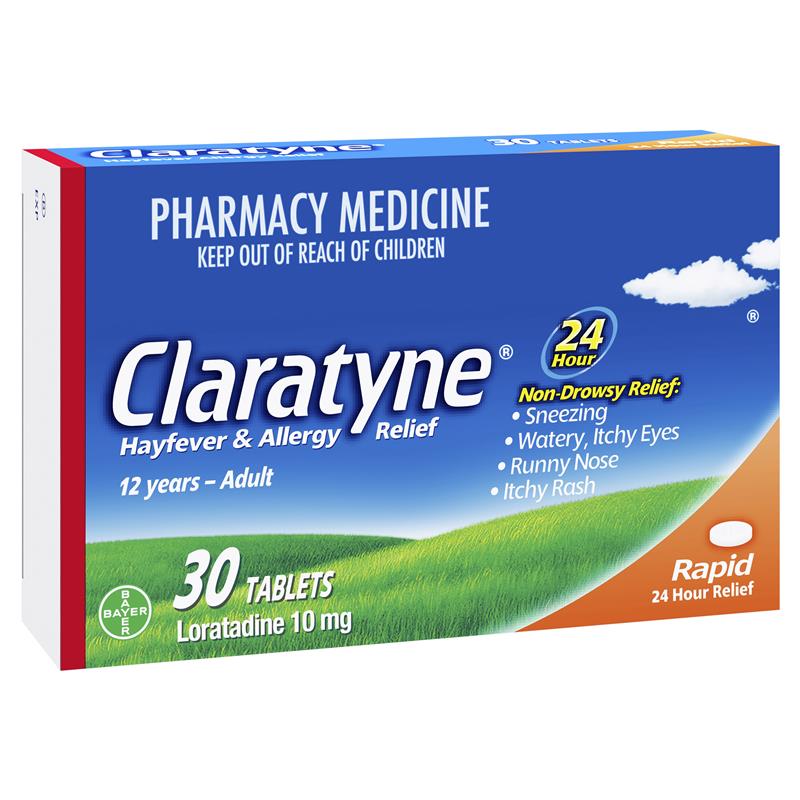 Buy Claratyne 10mg 30 Tablets Online at Chemist Warehouse®