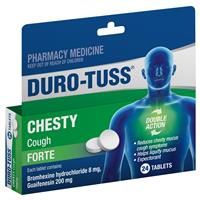 Buy Duro-tuss Chesty Forte 24 Tablets Online at Chemist Warehouse®