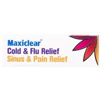 Buy Maxiclear Cold & Flu Sinus & Pain Relief 30 Tablets Online at ...
