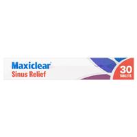 Buy Maxiclear Sinus Relief 30 Tablets Online at Chemist Warehouse®