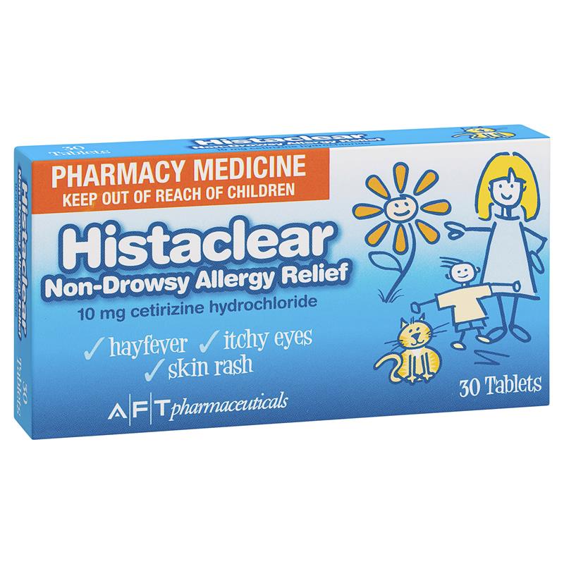 Buy Histaclear 10mg 30 Tablets Online at Chemist Warehouse®
