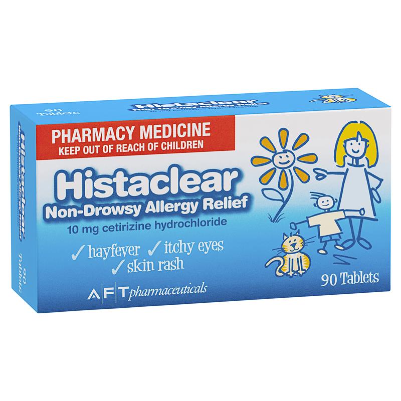 Buy Histaclear 10mg 90 Tablets Online at Chemist Warehouse®