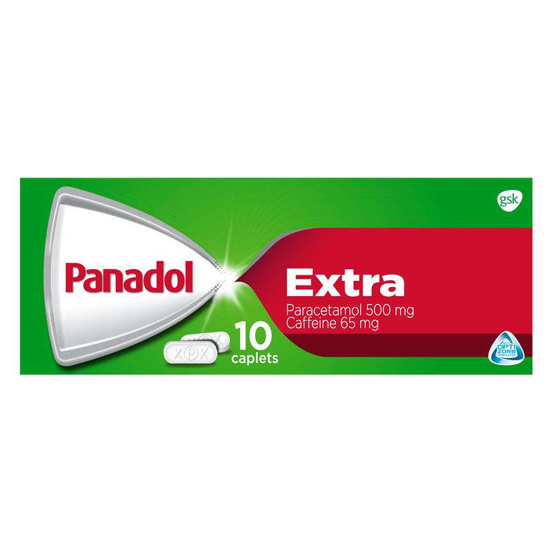 Buy Panadol Extra with Optizorb 10 Caplets Online at Chemist Warehouse®