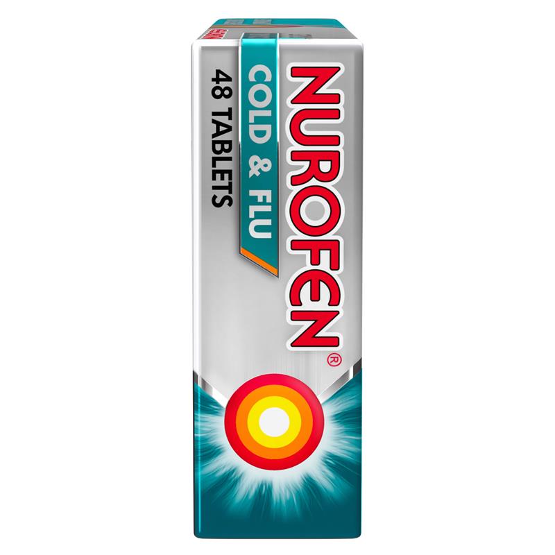 Buy Nurofen Cold & Flu 48 Tablets Online at Chemist Warehouse®