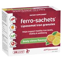 Buy Ferro Sachet Liposomal Iron Granules 28 x 1.5g Sachets Online at ...