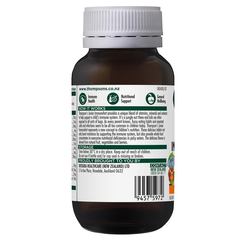 Buy Thompson's Junior Immunofort 45 Tablets Online at Chemist Warehouse®