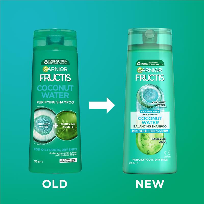Buy Garnier Fructis Coconut Water Shampoo 315ml Online at Chemist ...