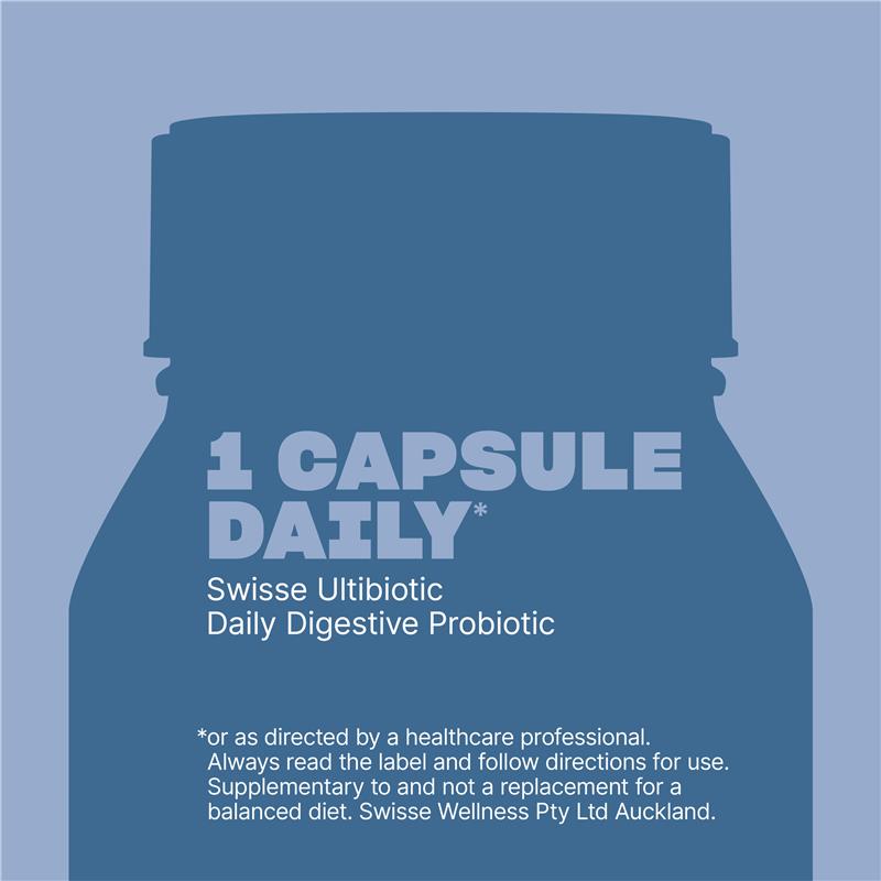 Buy Swisse Ultibiotic Daily Digestive Probiotic 30 Capsules Online at ...