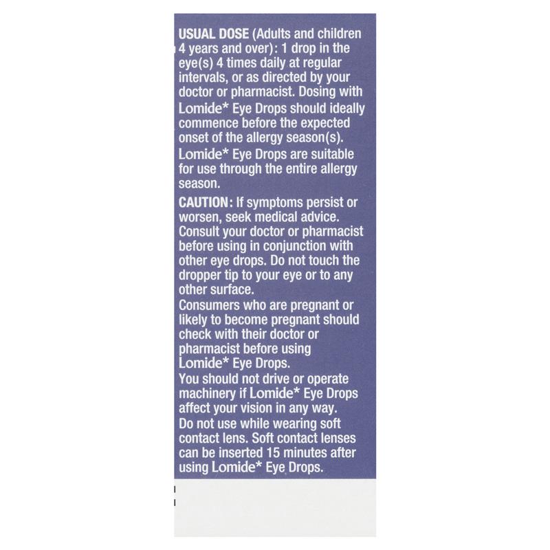 Buy Lomide Eye Drops 10ml Online at Chemist Warehouse®